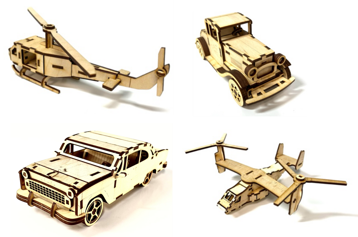 Wood Model Kits – Redline Engraving Inc.